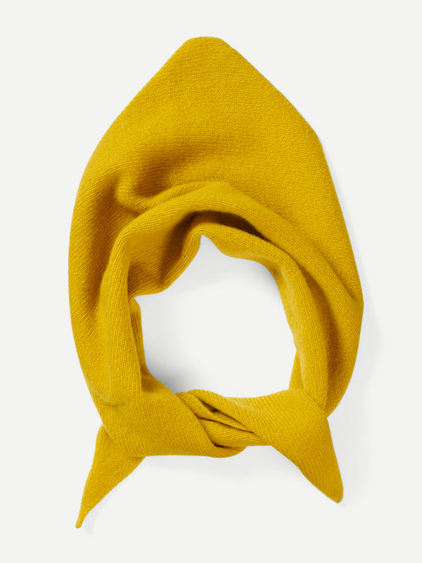 PLAIN TRIANGLE NECKERCHIEF TURMERIC – Jo Gordon