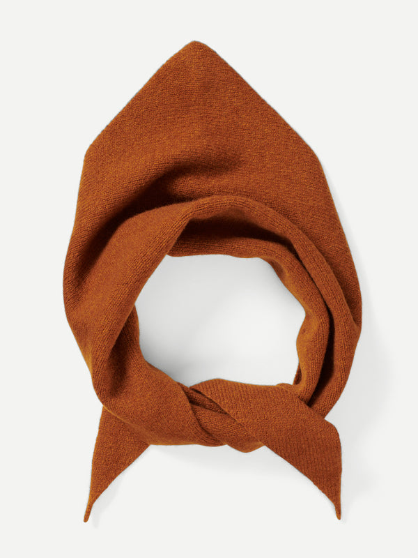 PLAIN TRIANGLE NECKERCHIEF CUMIN – Jo Gordon