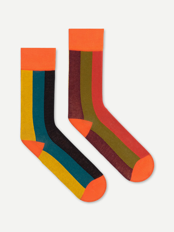 Vertical Stripe Socks 2nd Edition Multicolour – Jo Gordon