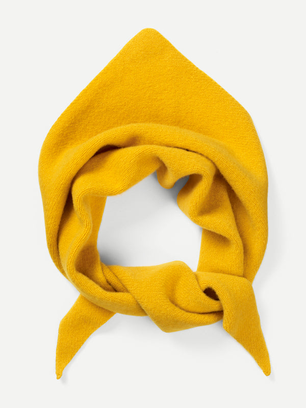 PLAIN TRIANGLE NECKERCHIEF ORANGE GLOSS – Jo Gordon